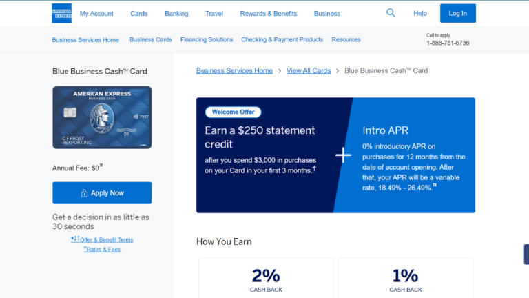 American Express Blue Business Cash™ Card Review: Enhance your business ...
