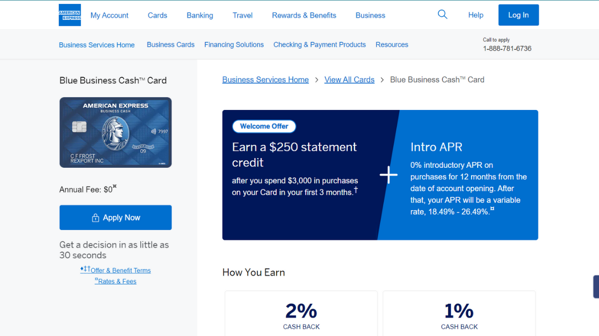 American Express Blue Business Cash™ Card Review: Enhance your business ...