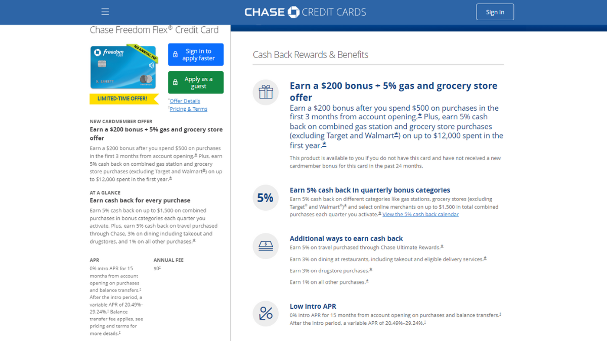 Chase Freedom Flex® Credit Card Review: Focus on Rewards! - More Net Cash