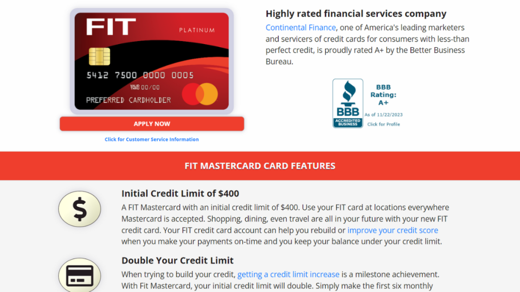 Apply for FIT Mastercard®: Monitor Your Credit - More Net Cash