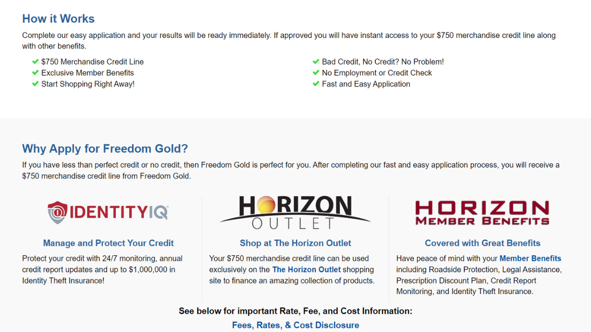 Apply for Freedom Gold Card: Your Path to Better Credit! - More Net Cash