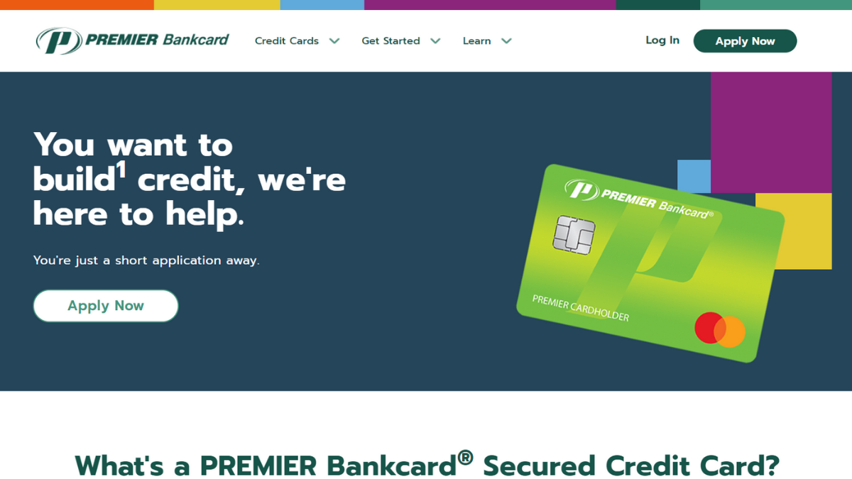 PREMIER Bankcard® Secured Card Review: Better Credit! - More Net Cash